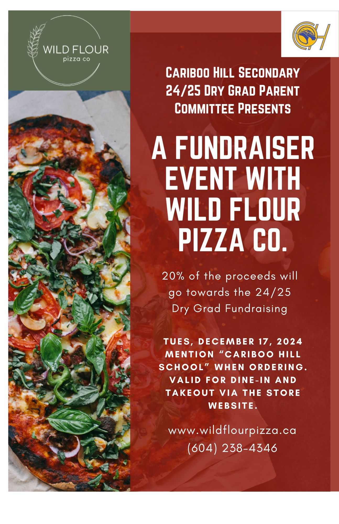 Wild Flour Pizza Co. Fundraiser – Tuesday, December 17 | École Cariboo ...
