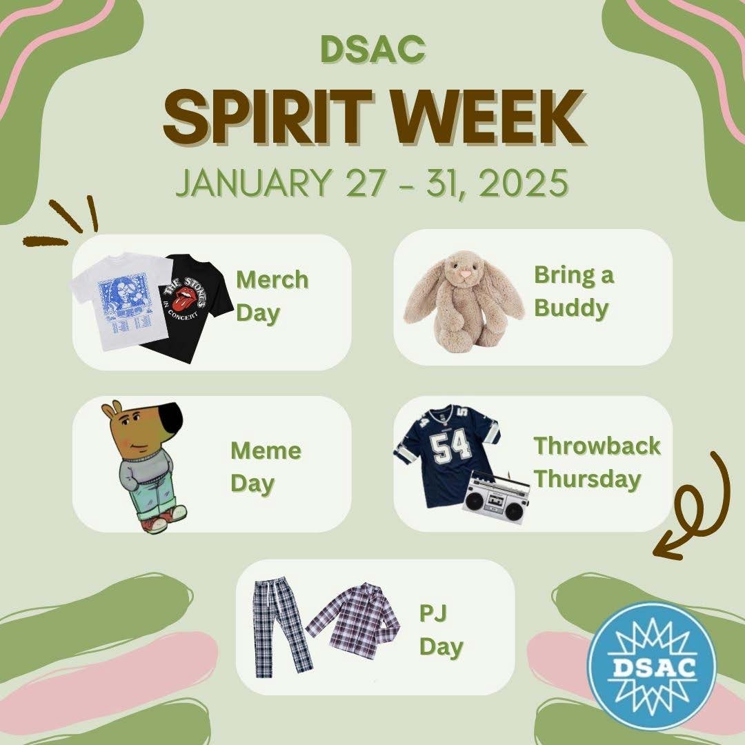 DSAC Spirit Week (January 27 – 31) | École Cariboo Hill Secondary School